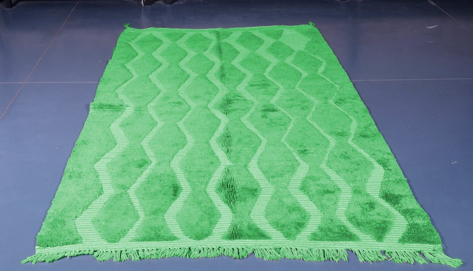 Custom Green Moroccan Rug - Moroccan Rugs
