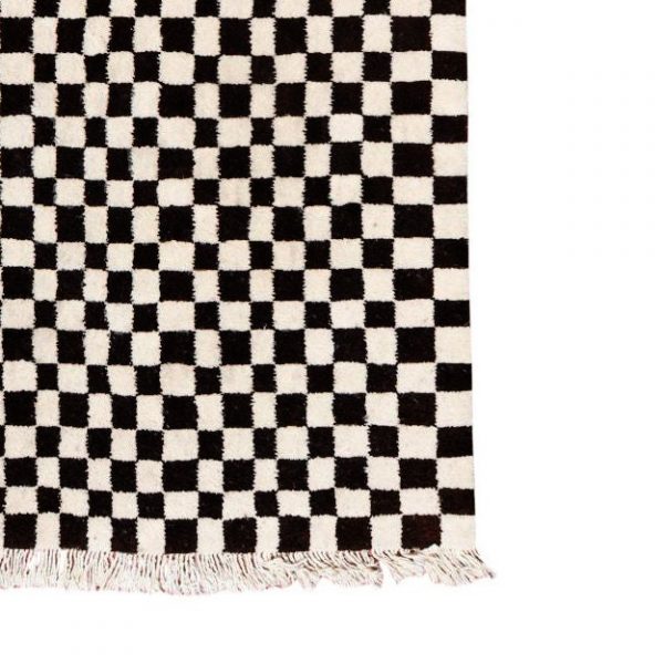Handmade Berber rug - Checkered rug - Moroccan Rugs